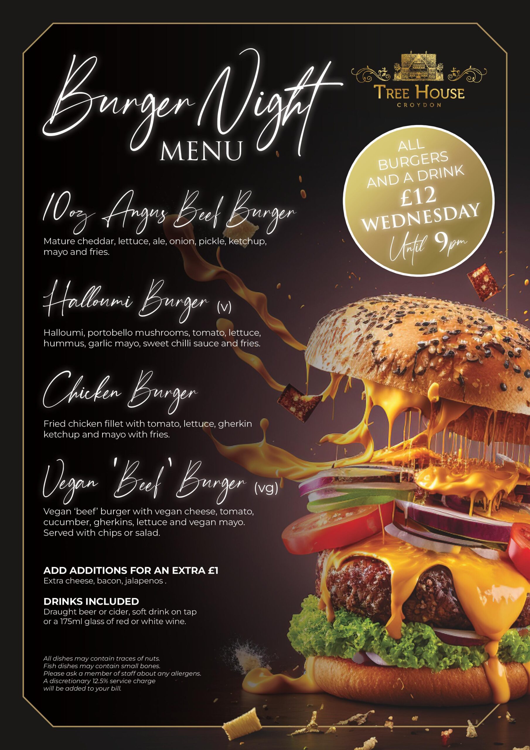 Menus – Tree house Croydon